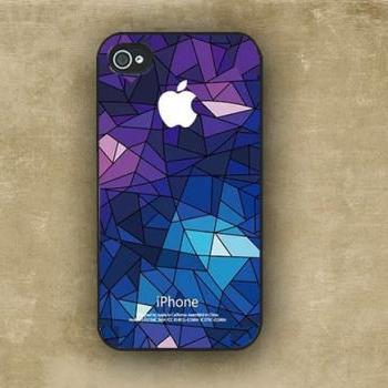 Iphone 5 Case, Iphone 4 Case - Geometric Apple Icon For Iphone Case on ...